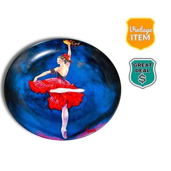 Accents | Vintage The Spanish Dancer Collector Plate Mary Vickers ...